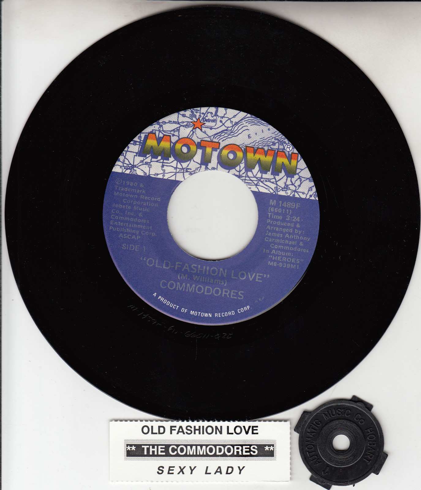 COMMODORES Old Fashion Love NEW 7" 45 rpm vinyl record + jukebox title ...