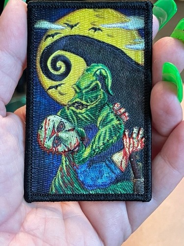 Oogie Boogie Patch Nightmare before christmas Embroidered Iron On Patch ...