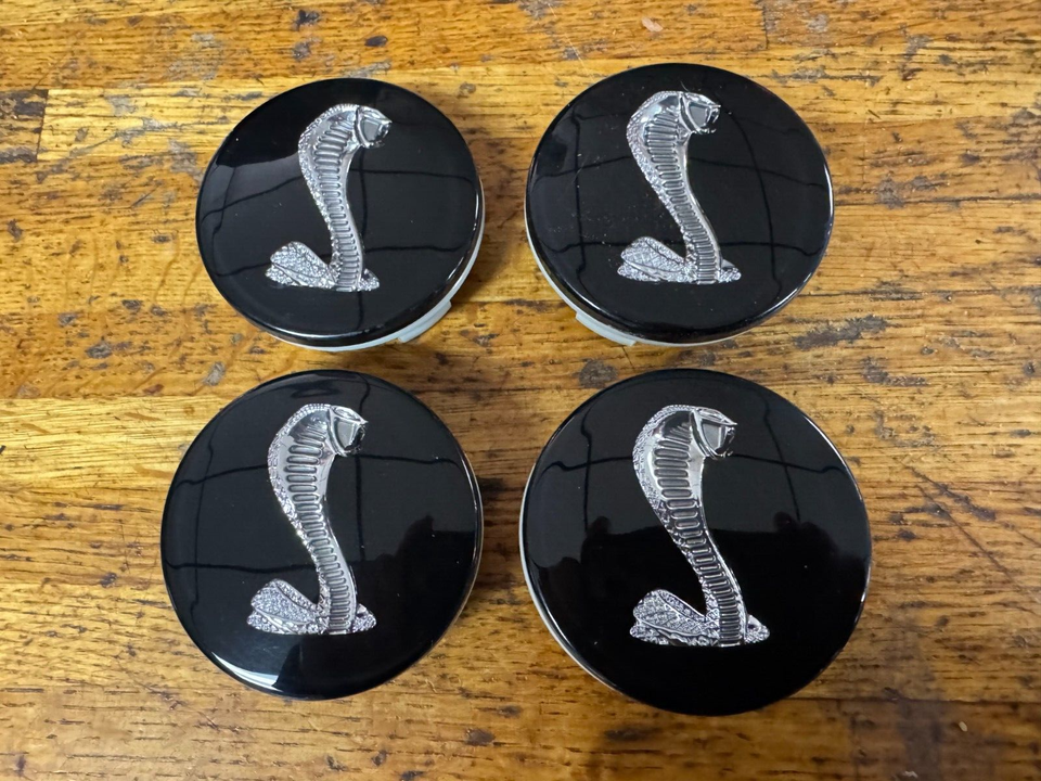 NEW 2007 - 2014 MUSTANG SHELBY GT500 GT 2 1/2" WHEEL CENTER CAPS SET OF ...