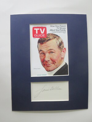 Johnny Carson - "The Tonight Show" & Drummer Louie Bellson autograph | eBay