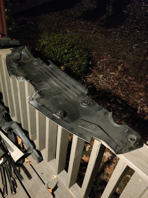 Cadillac GM OEM Radiator Core Support-sight Shield Splash Cover Panel ...