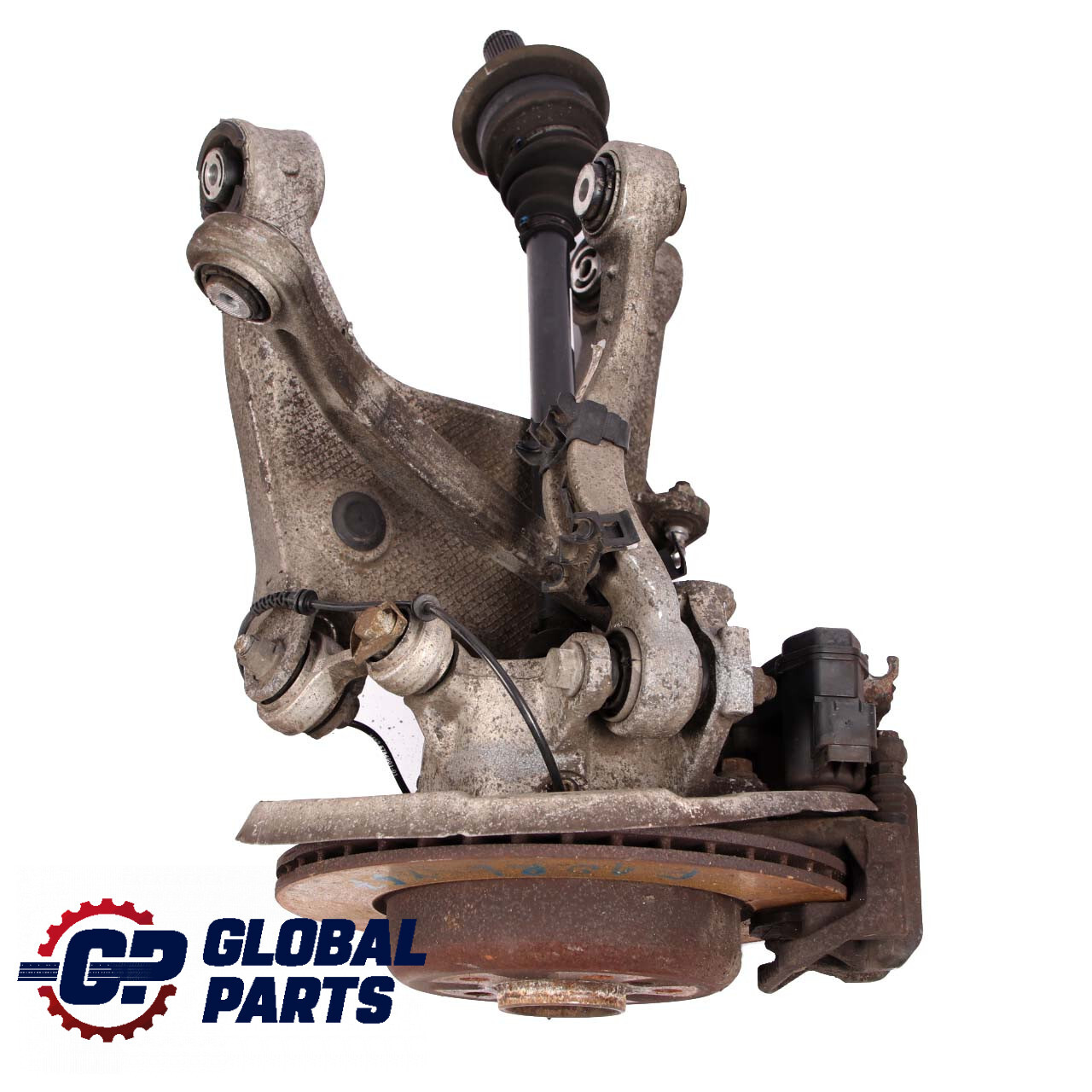 BMW 5 F10 530d N57 Rear Left Leg Suspension Axle Brake Disc Hub Set | eBay