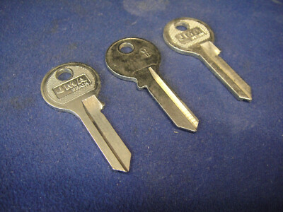 3 x JMA VIRO VI-1I Key Blank for Cylinder Front Door/Patio Lock Silver ...