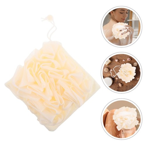 2pcs Lightweight Exfoliating Shower Bath Wash Cloth With Soap Pocket | eBay