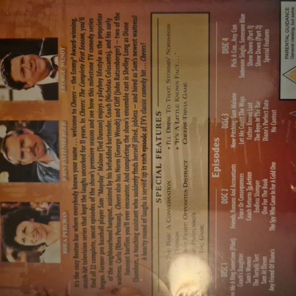 Cheers - Series 1 (Box Set) (DVD, 2003) | eBay UK