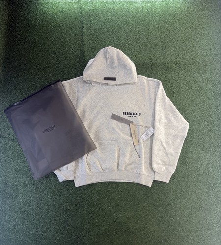 ESSENTIALS FEAR OF GOD "Light Oatmeal" Hoodie Size EXTRA SMALL | eBay