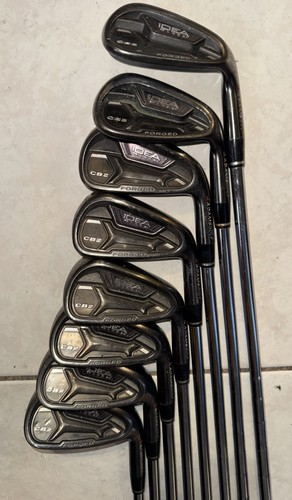 Adams Idea Black CB2 Forged 4-9 P & G Iron Set KBS Tour 90 Steel Stiff ...