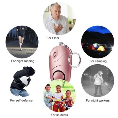 SELF DEFENCE Keychain Alarm 130dB Loud Personal Security Emergency ...