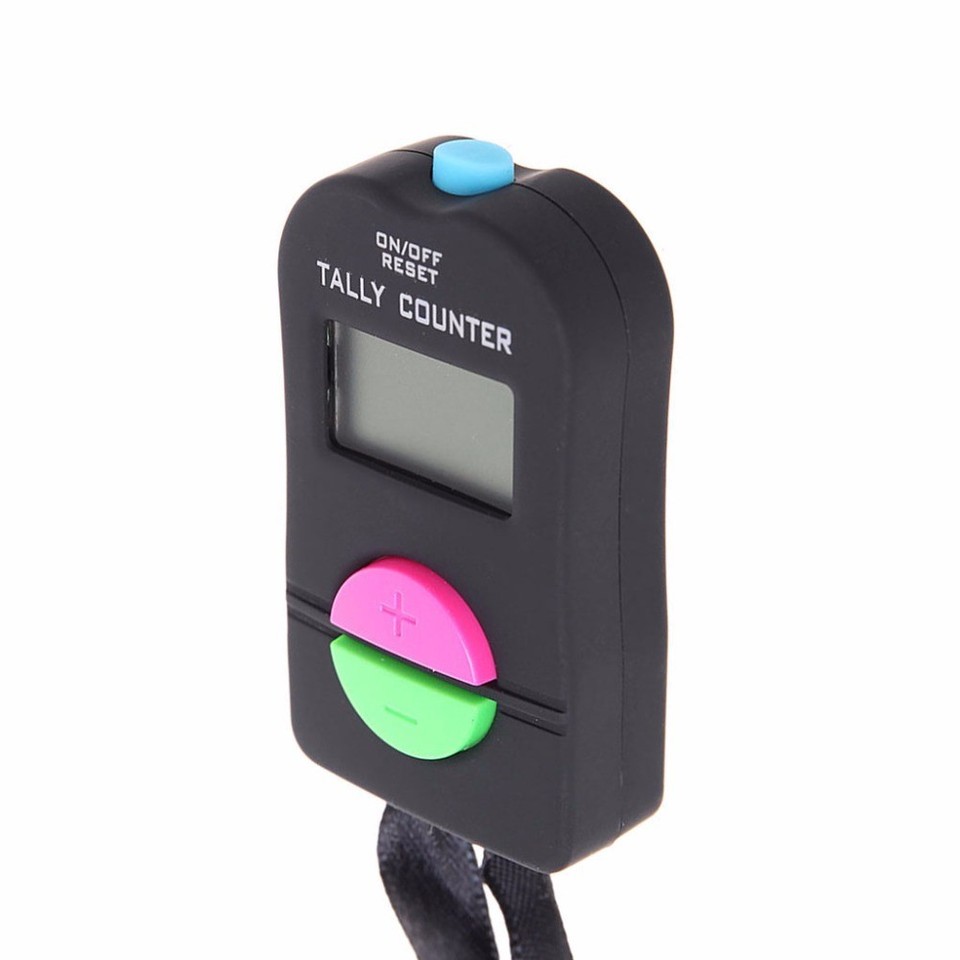 Digital Counter Handheld Beep Clicker Electronic Manual Clicker Sports ...