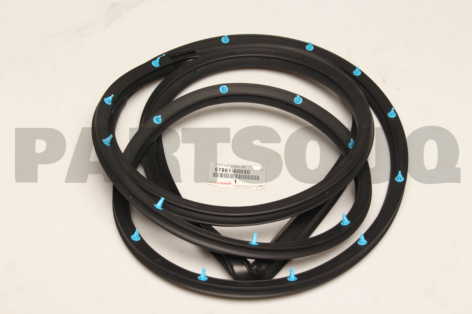 6786160020 Genuine Toyota WEATHERSTRIP, FRONT DOOR, RH 67861-60020 | eBay