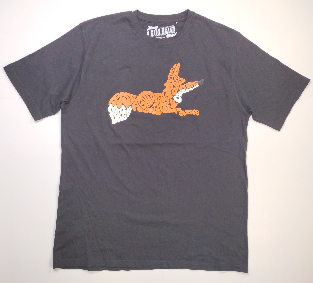 Men’s Akoo Mfg. Co. Graphic Fox Overcome Black T-Shir… - Gem