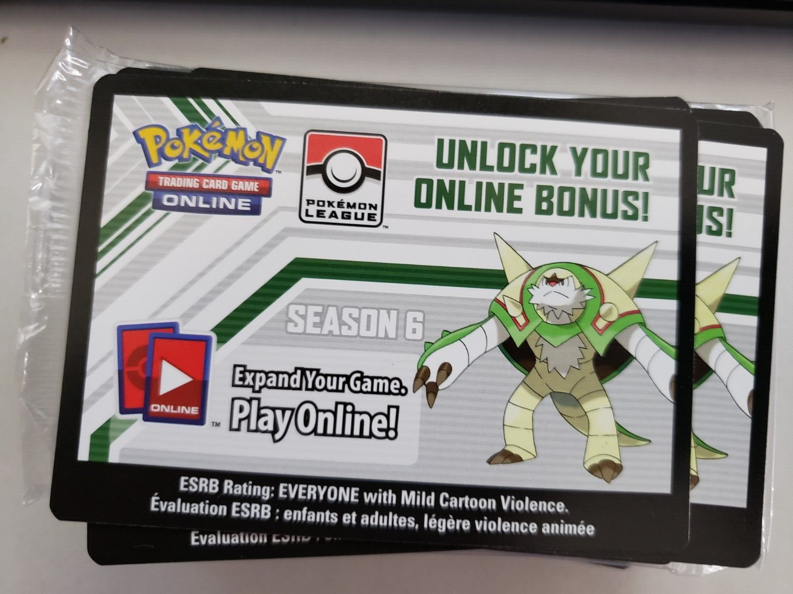 Pokemon League PTCGO Code Card - Chesnaught XY Season 6 (Digital ...