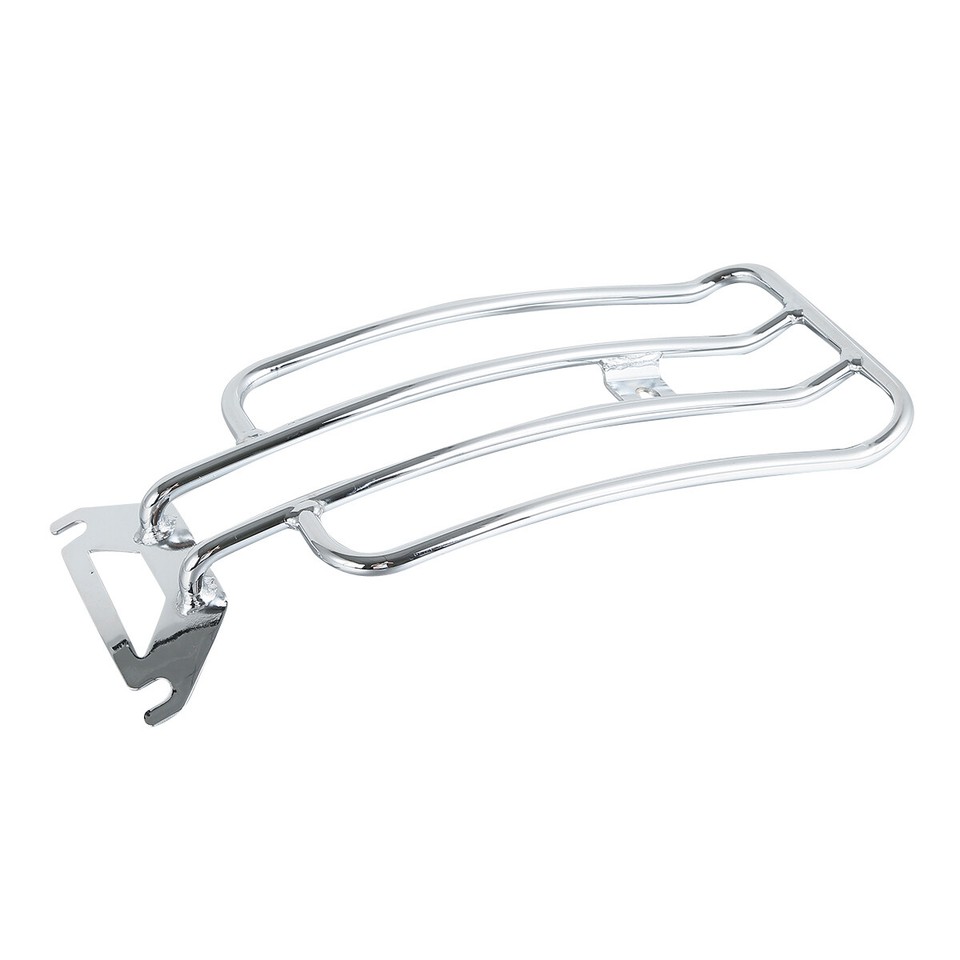 Chrome Solo Seat Luggage Rear Fender Rack Fit For Harley Touring FLHT ...