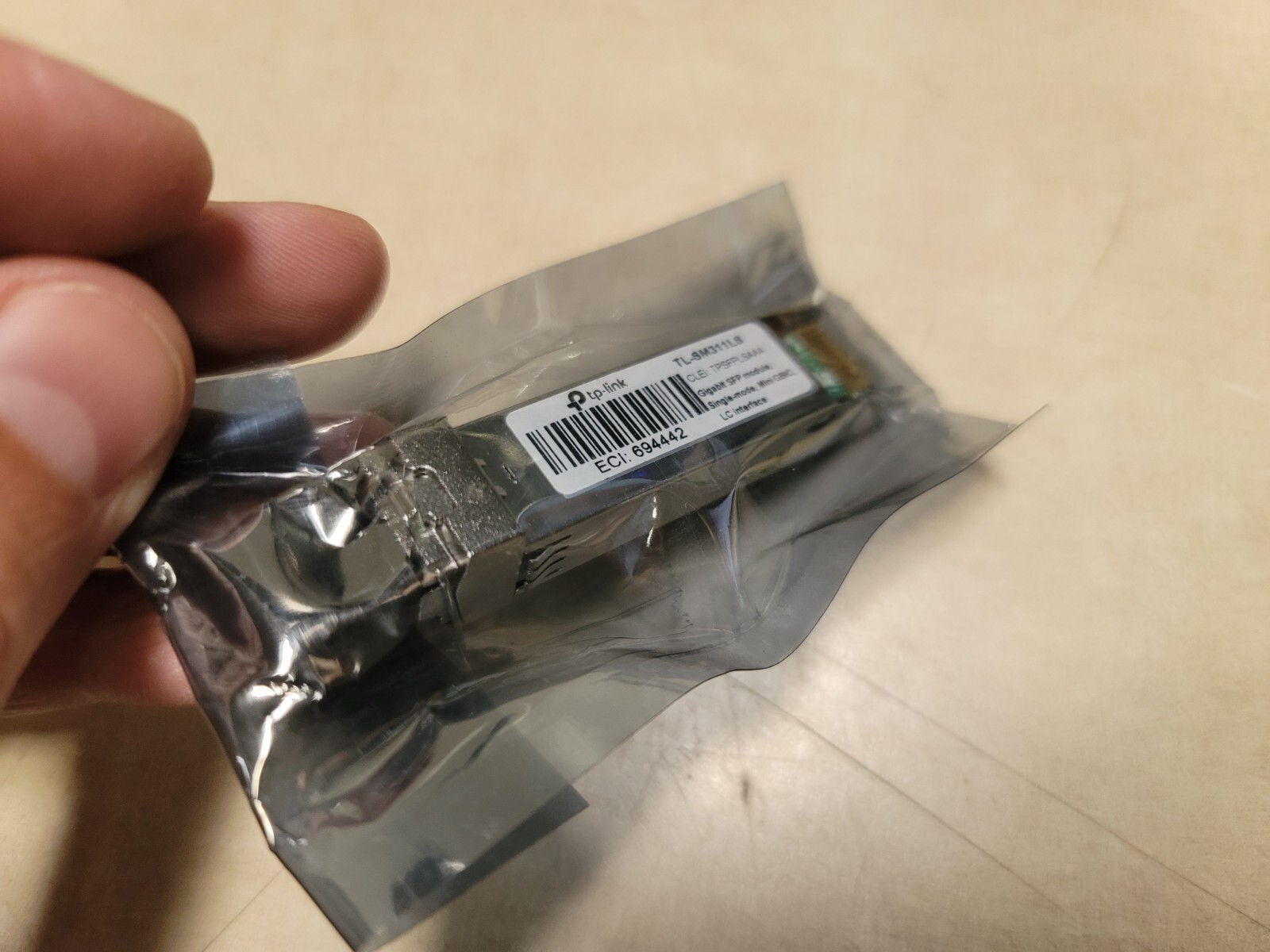 TP-Link TL-SM311LS 1000Base-LX Gigabit SMF Mini GBIC SFP Transceiver ...