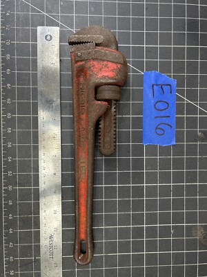 Vintage 13" Long RIDGID Adjustable Heavy Duty Monkey Pipe Wrench, Made ...