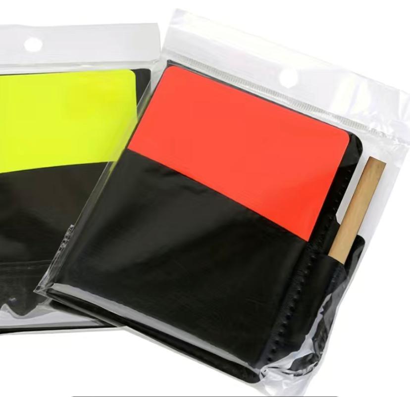 UK Referee Cards Red/Yellow Football Sport Wallet Notebook and Refills ...