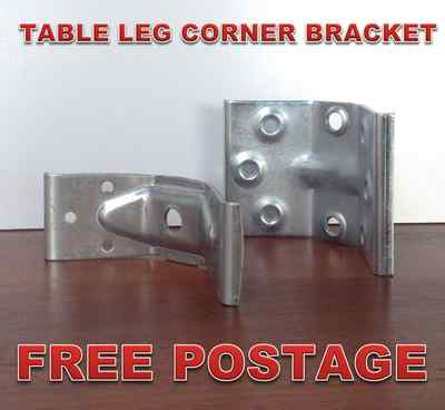 Table Leg Fittings Corner Brace Brackets Trusses Connecting Connector ...