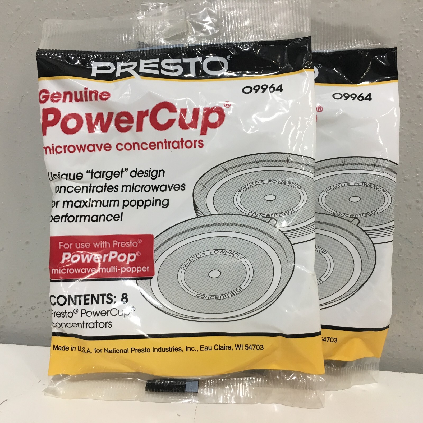 Presto Powerpop 6 in.W X 6 in.L PowerCup Microwave Concentrator White ...