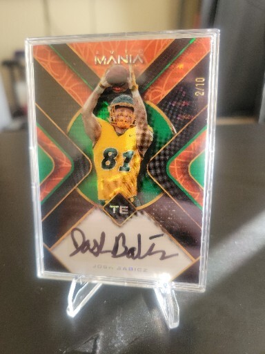 2022 Wild Card Auto Mania Josh Babicz Orange Pulsar RC Rookie Card Auto ...