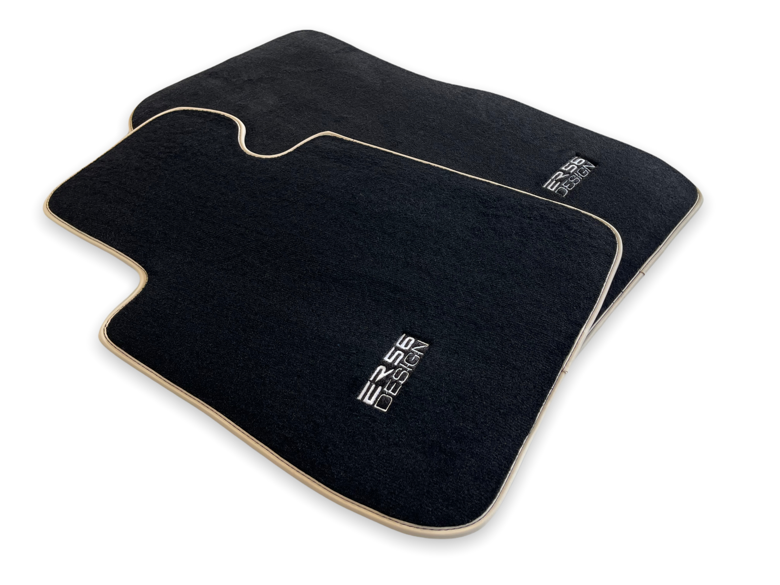 Floor Mats For BMW 6 Series F06 GC Black Beige Rounds ER56 Design ...