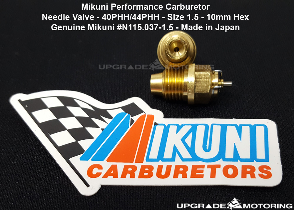 Mikuni 40PHH 44PHH Perf Carburetor Needle Valve Size 1.5 Pair 10mm Hex ...