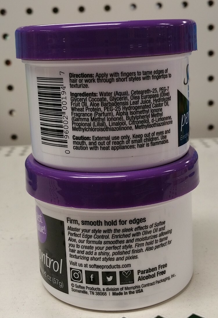 2 x Softee Perfect Edge Control Tame and Texturize Perfect Edge 2 Oz ...