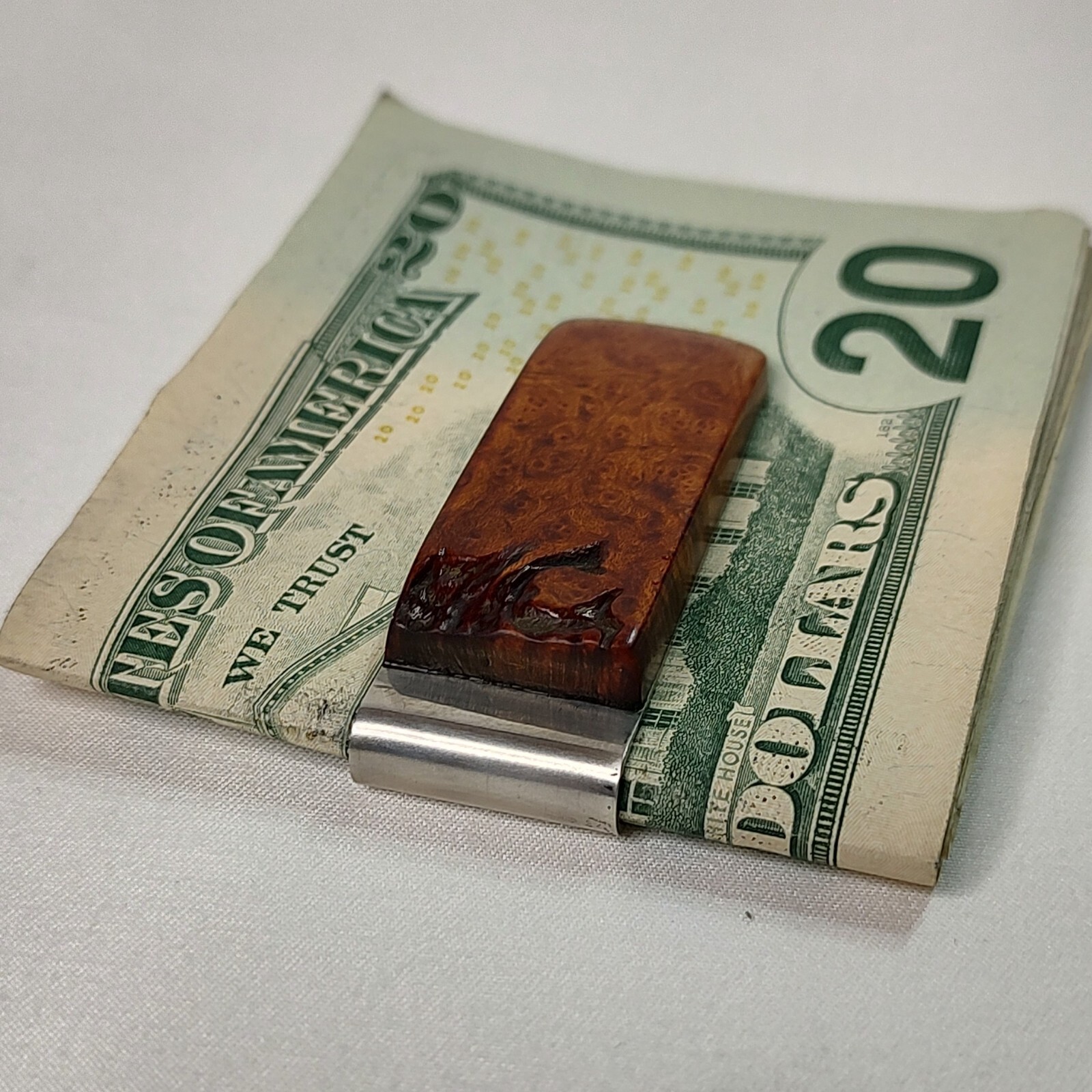 Ebuachon Briar Wood Money Clip by Gieske Pipes | eBay