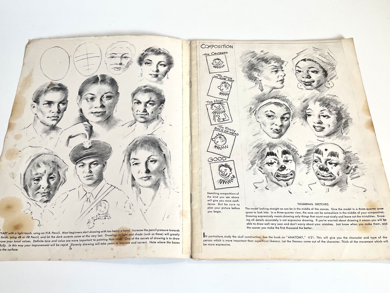 Vintage Clowns & Characters Book - Leon Franks - How To Draw / Paint ...