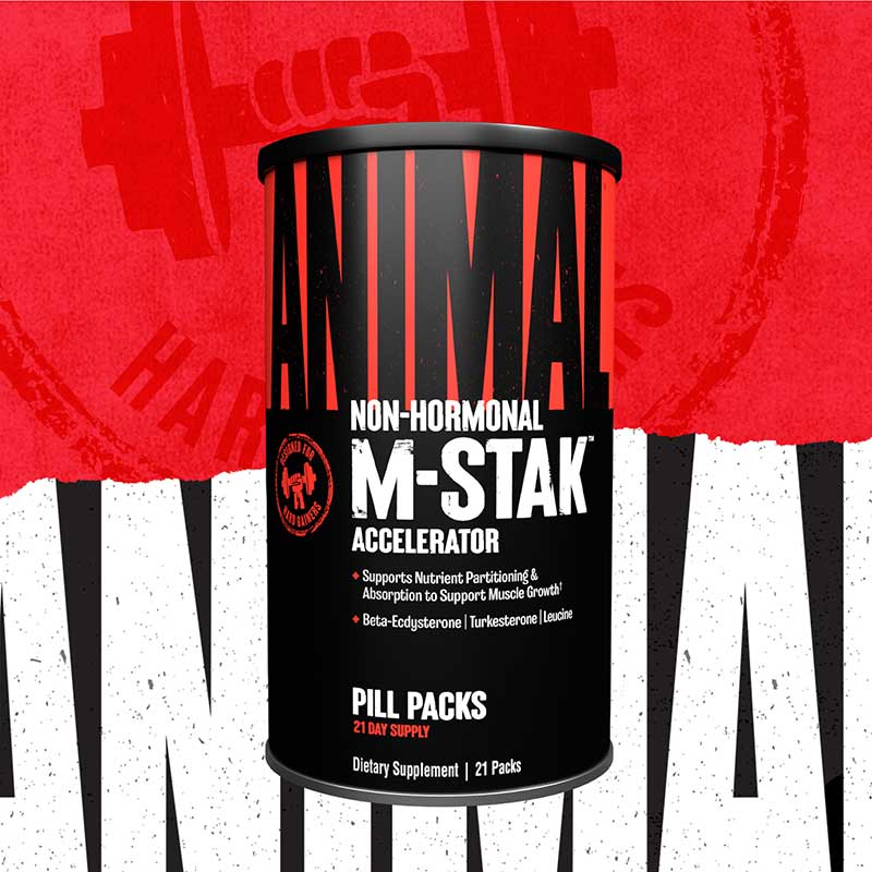 UNIVERSAL NUTRITION ANIMAL M-STAK Non-Hormonal Muscle-Building ...