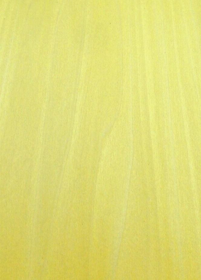 Yellow Poplar Dyed wood veneer 6" x 11" raw no backing 1/42" thickness ...
