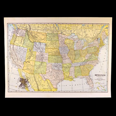 United States (1900-Now) - Large United States Map