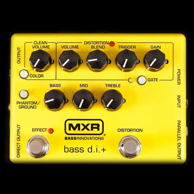 DUNLOP MXR BASS DI SPECIAL EDITION YELLOW M80Y EFFECT PEDALS for sale ...