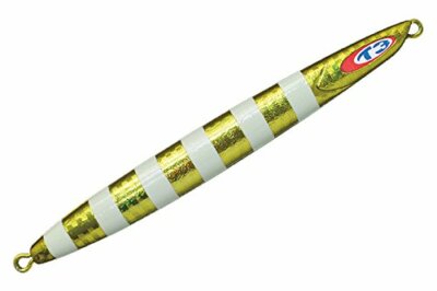 Jackall Anchovy Metal Type-III Flutter Metal Jig 200g Glow Gold Stripe ...