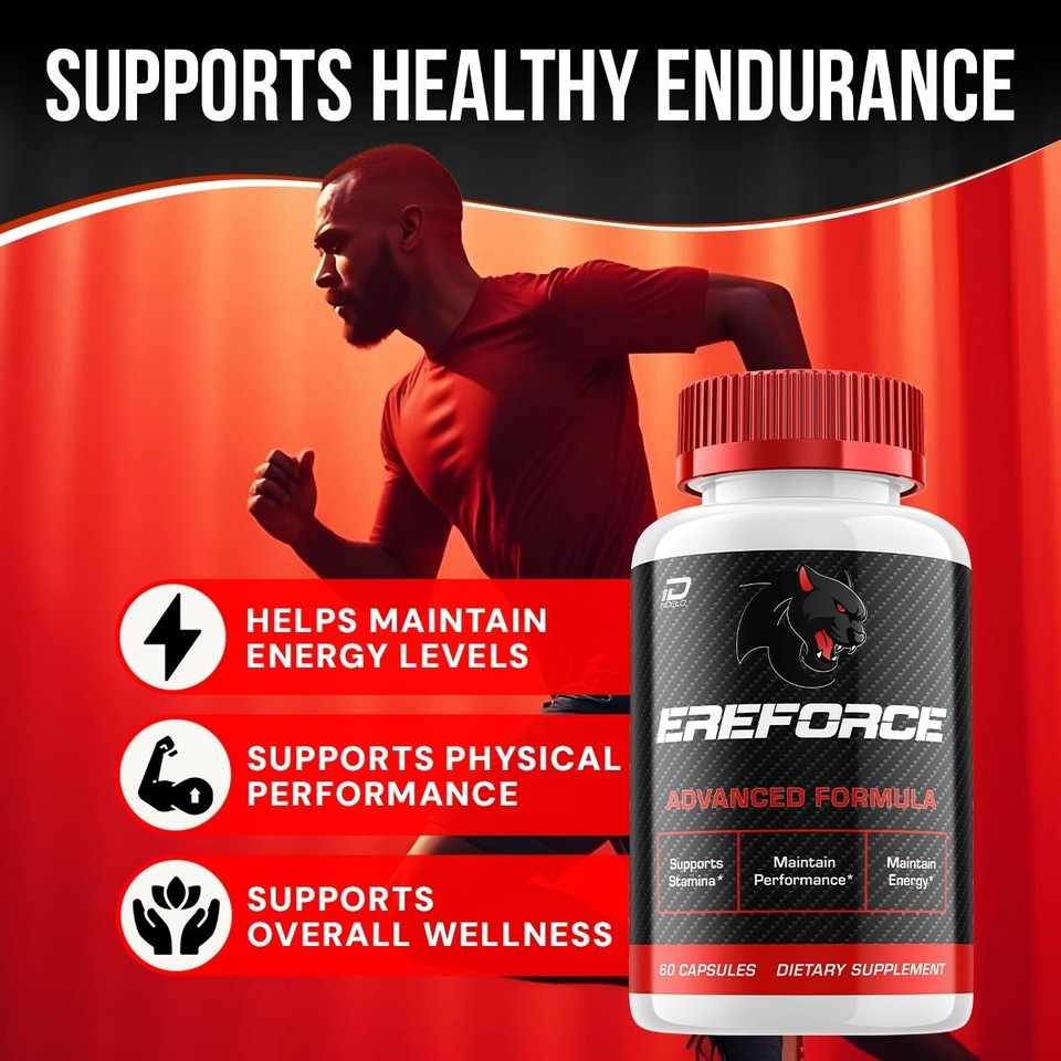 (3 Pack) EreForce for Men Capsules – Ere Force Vitamin Complex Pills ...