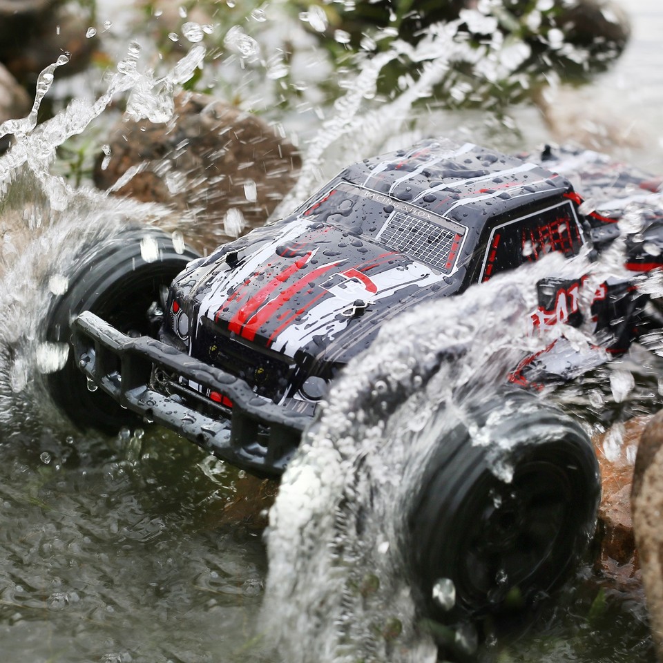 DEERC 9200E Large 1:10 RC Car 48KM/H 4WD All Terrain Monster Truck Toy ...