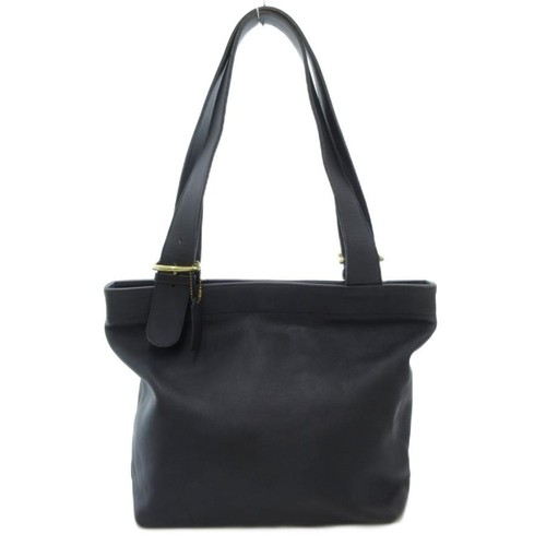 Coach Old Coach Tote Bag Navy Leather Vintage Authentic | eBay