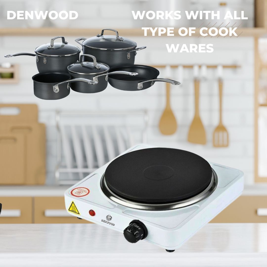 Denwoo Double Single Electric Hot Plate Portable Table Top Cooker Hob ...