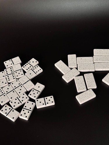 Acrylic Stone Dominoes, Dominoes Set, Domino Game Set, Family Game ...