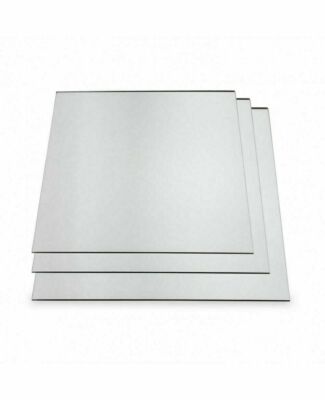 Silver Acrylic Mirror Perspex Sheet Plastic Material Panel Cut to Size ...