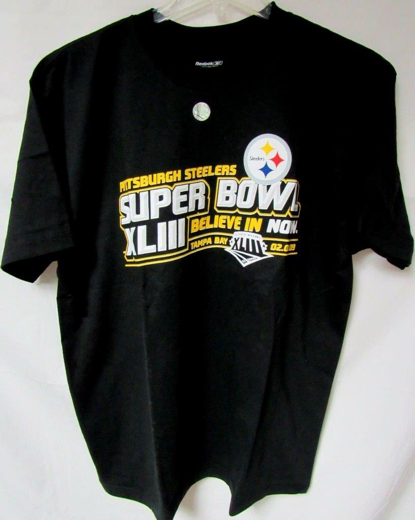 Pittsburgh Steelers Mens Large Super Bowl XLIII Champions Pittsburgh Steelers Mens Large Super Bowl XLIII Champions