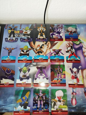 Lot Cartes Dragon Ball Z Lamincard Commando Ginyu DBZ set Butta Jeese ...