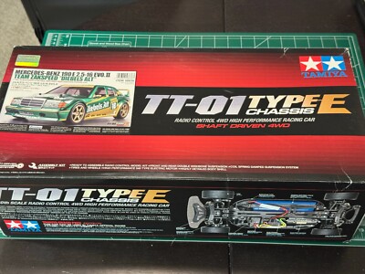 Tamiya 1/10 Mercedes Benz 190E 4WD Kit w/ TT-01E Chassis motor & ESC ...
