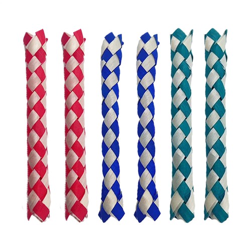 6pcs Chinese Finger Traps Pet Bird Chew Toy Birds Foraging Chopper Toy ...