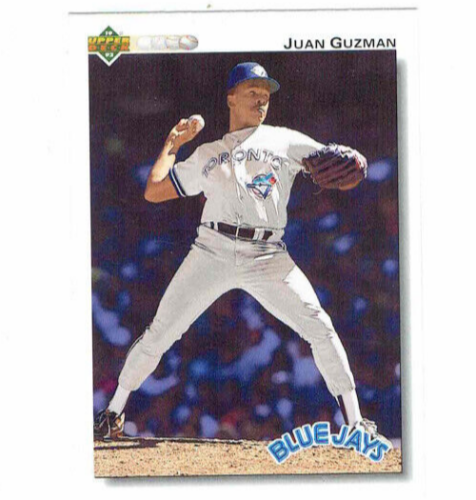 Juan Guzman Toronto Blue Jays Pitcher #625 Upper Deck 1992 #Baseball ...