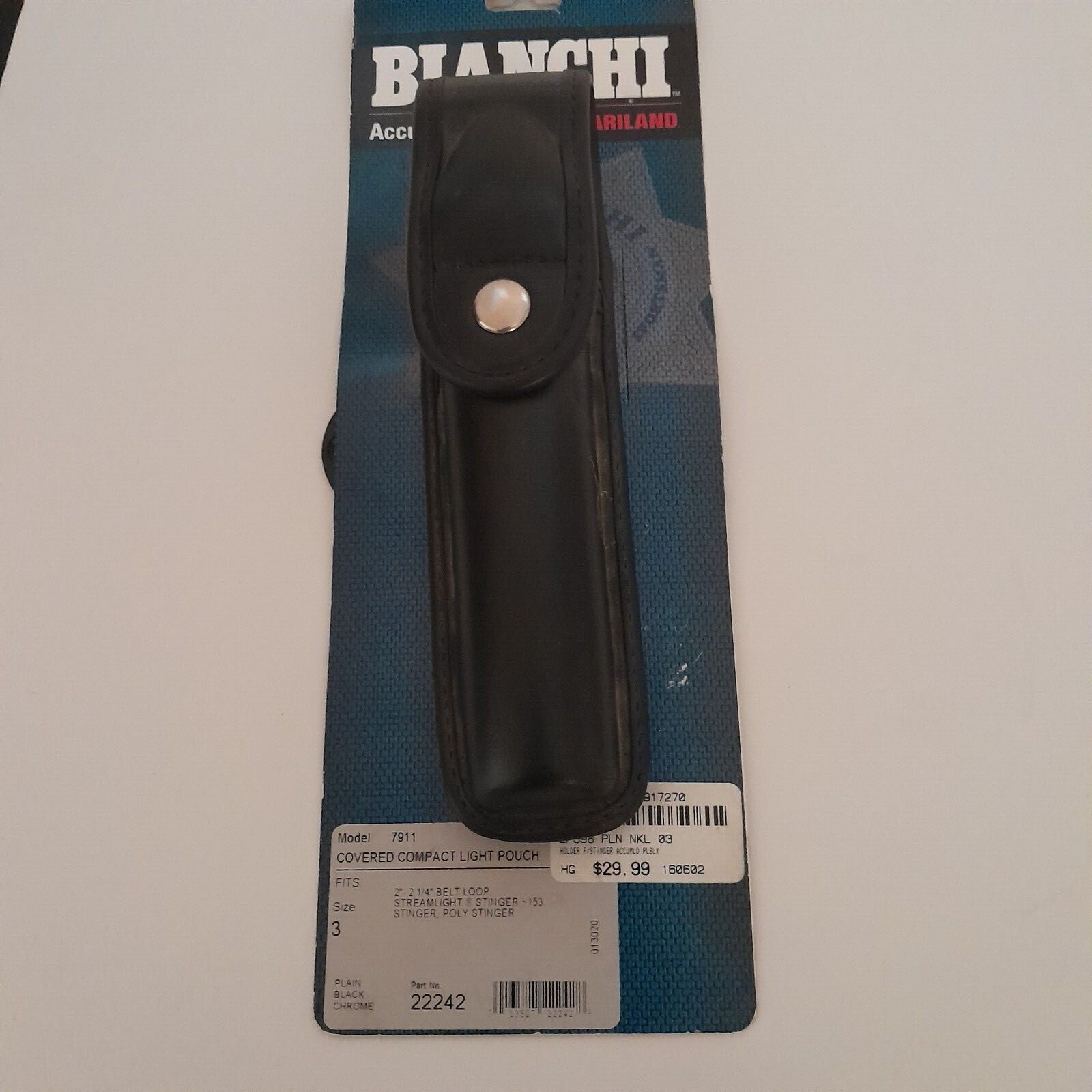 bianchi flashlight case for streamlight stinger & poly stinger | eBay