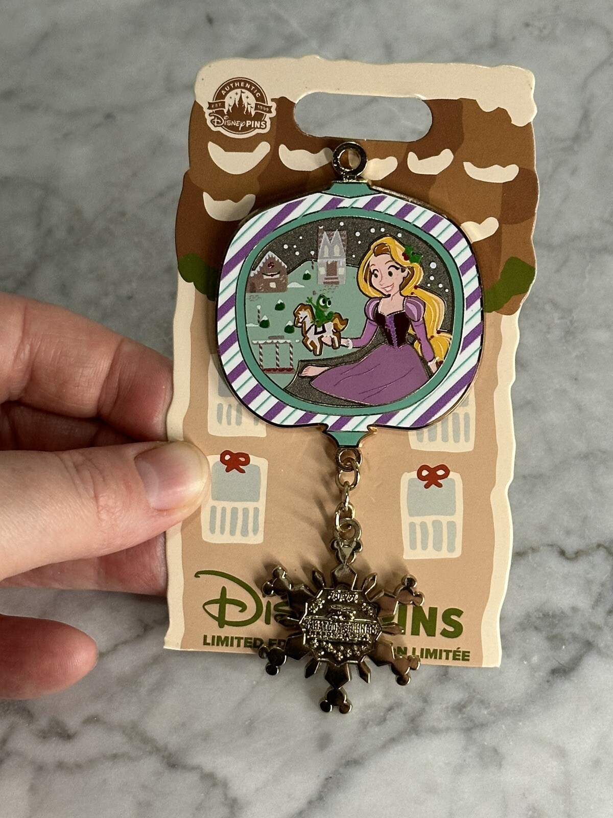 Rapunzel Tangled Saratoga Springs Holiday Christmas Ornament Disney LE ...