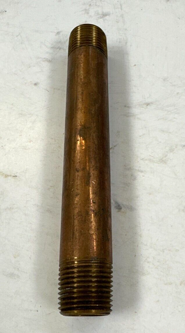 JONES STEPHENS NPT X NPT RED BRASS PIPE NIPPLE ASSORTED LOT OF 6 | eBay