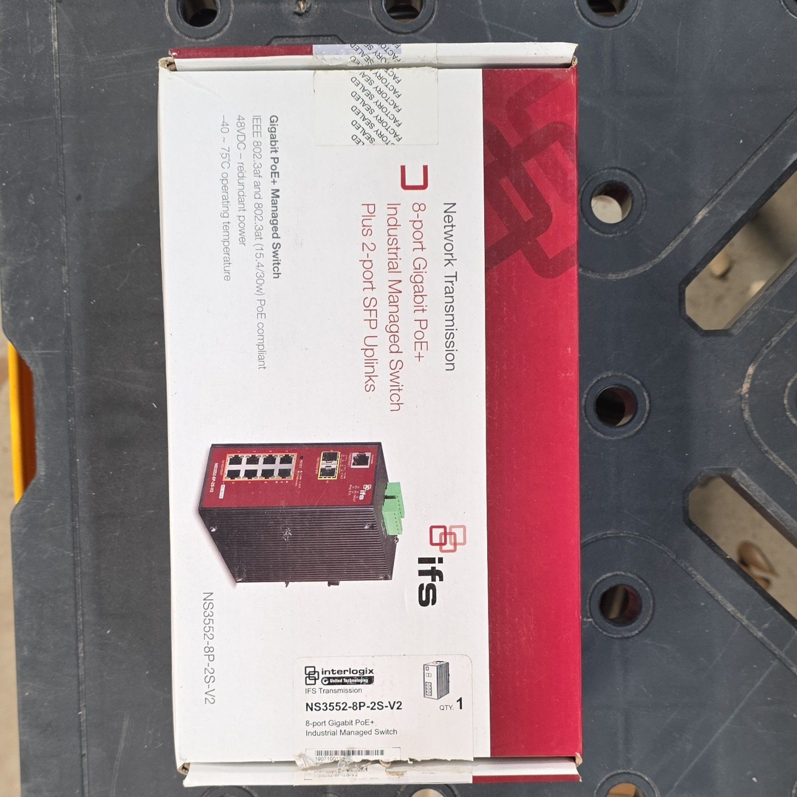 Interlogix IFS (NS2051-4P/1T) Industrial Ethernet Switch *SEALED* | eBay