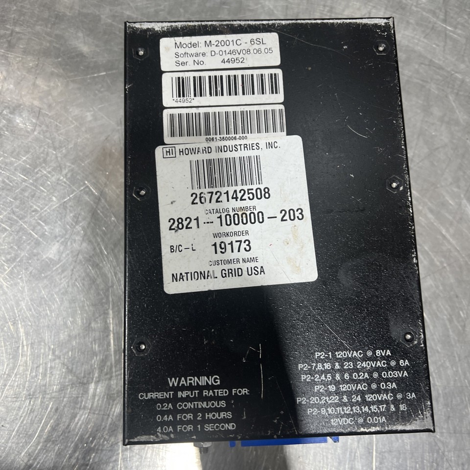 Beckwith Electric TapChanger Control M-2001C for Transformers and ...