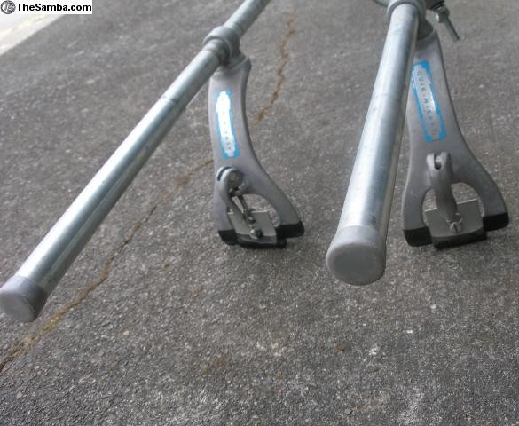 Vintage complete QUIK-N-EASY Roof Rack + Attachments, Gutter mount, VW ...